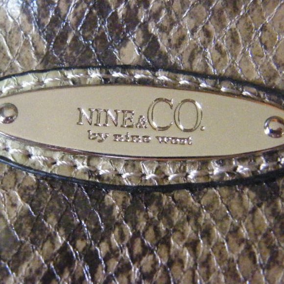 Nine & Co. | Bags | Nine Company Snake Print Satchel | Poshmark